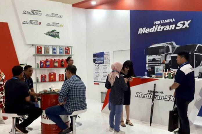 Booth Pertamina Lubricants Hadirkan Produk Meditran Series