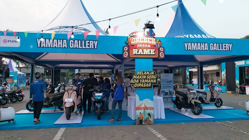 Serunya Grebek Pasar Rame Yamaha di Gresik, Unjuk Taji Gear Ultima